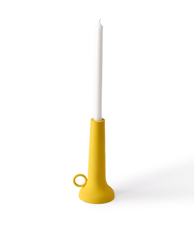 Pols Potten Spartan kandelaar in yellow bestellen – Kavel 84